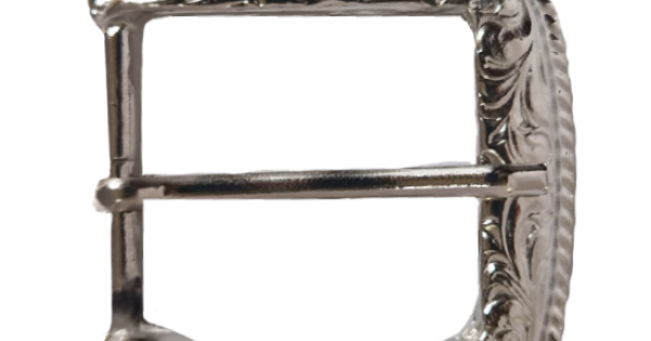 Belt Buckle - Engraved Scroll