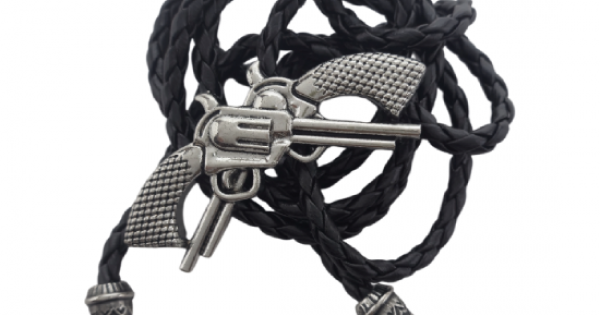 Bolo Tie - Guns Duel