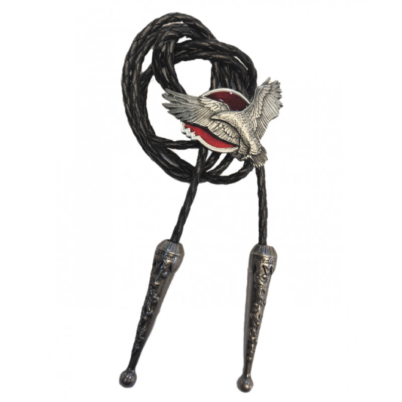 Bolo Tie - Eagle Red